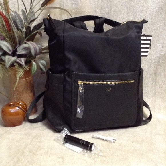 Tutilo New York | Bags | Nylon Travel Backpack With Carry Handle Nwt ...